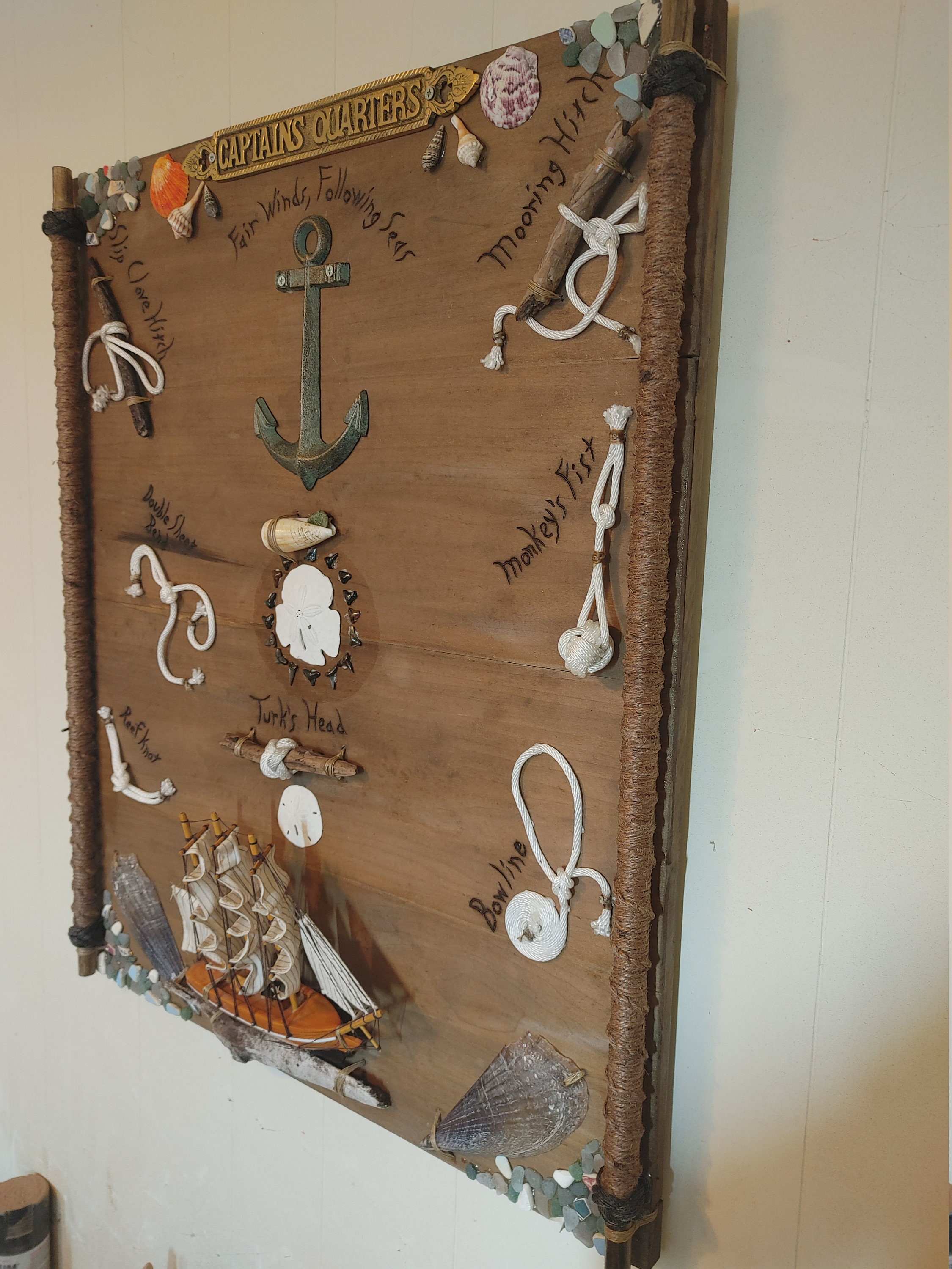 Large Nautical Knot Board Maritime Dedication Sea Ship - Etsy UK