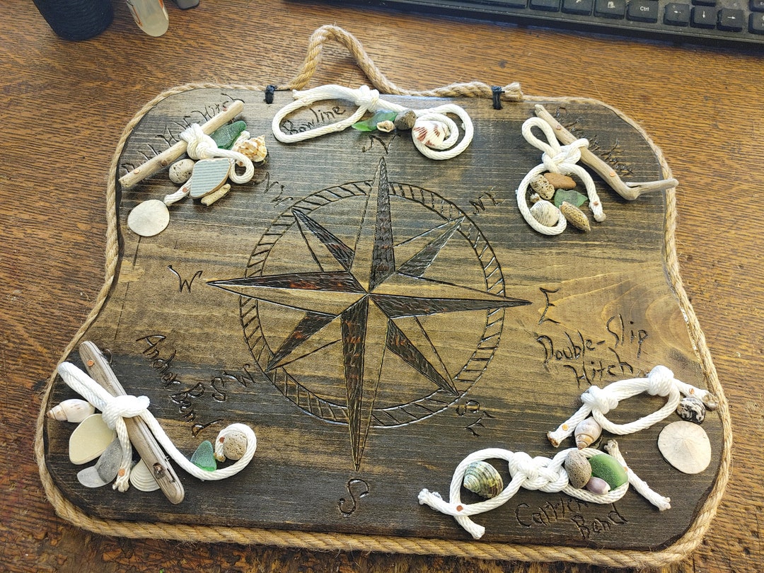 Deluxe Nautical Knot Board Wall Decor - Etsy