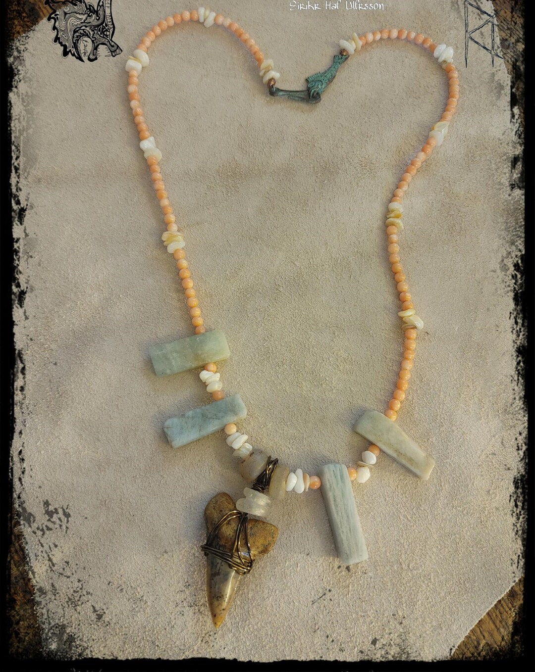 Maritime Deities - Extinct Shark & Viking Age Bead Necklace - Etsy Canada