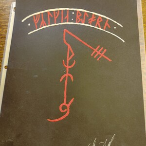 Bear Spirit Animal Stave Art, Norse, Runes, Witch - Etsy