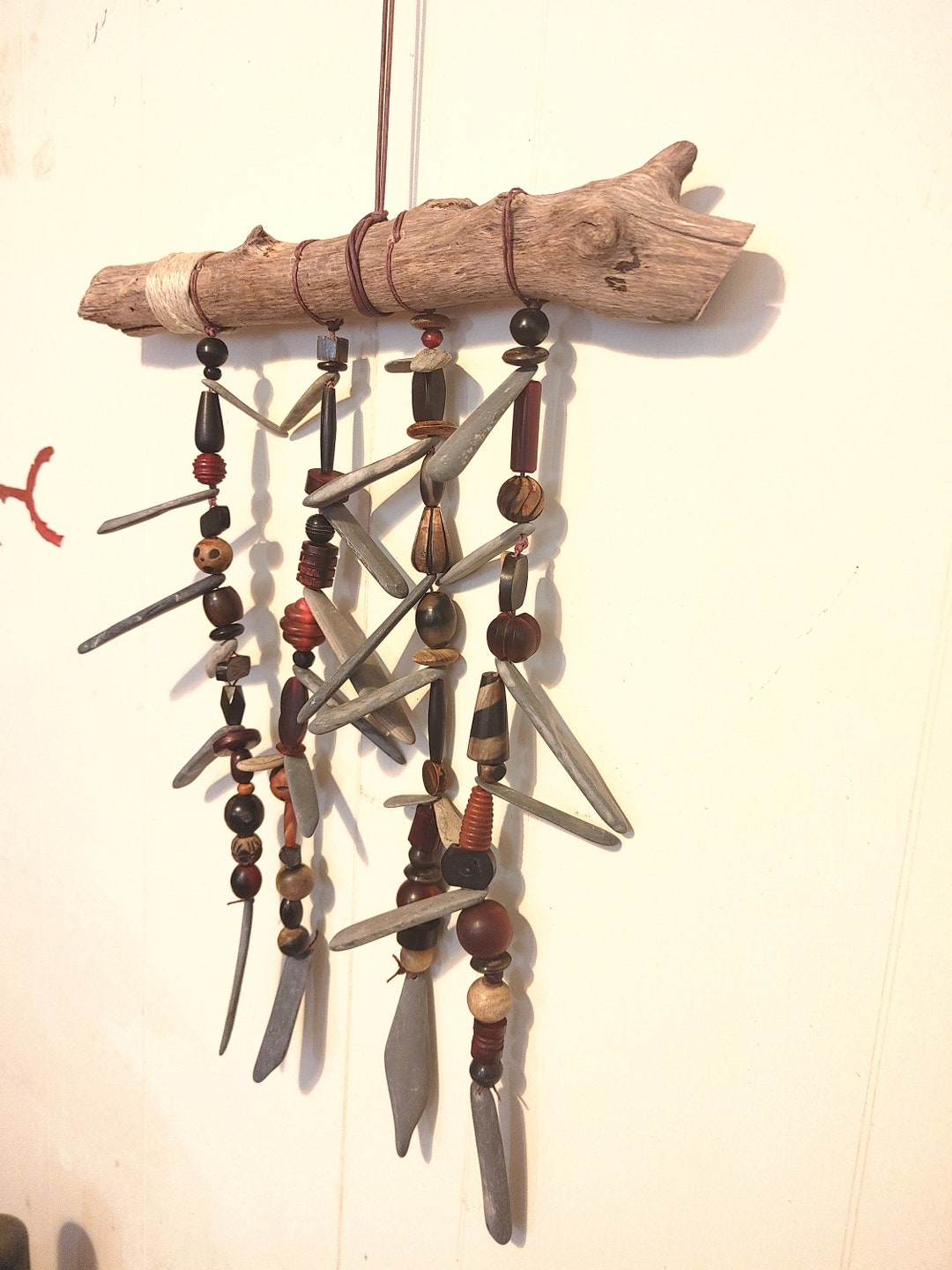 Primitive Echoes Wind Chime - Bone, Horn, Driftwood, and Stone - Etsy