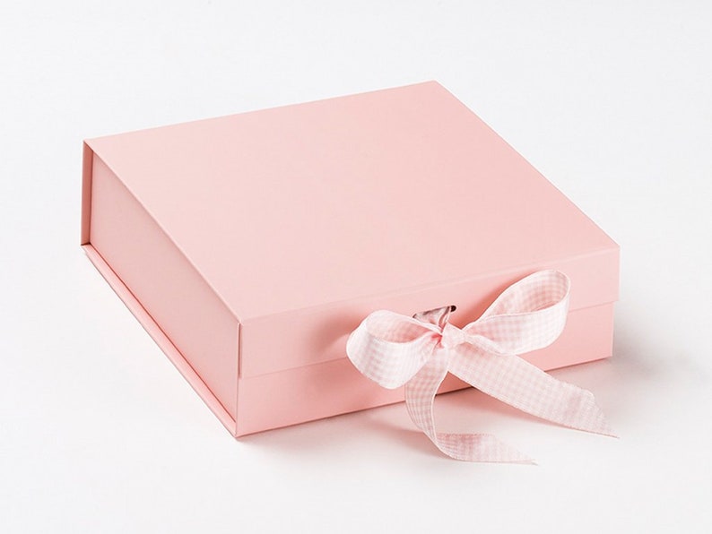 Luxury Pink Medium Square Gift Box - Magnetic Gift Box - Perfect for ...