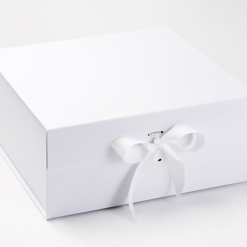 Luxury Extra Large White Square Gift Box Magnetic Gift Box - Etsy