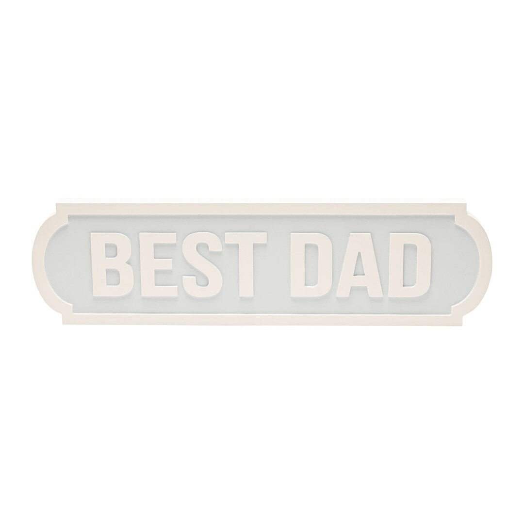 Best Dad Wall Sign - Etsy