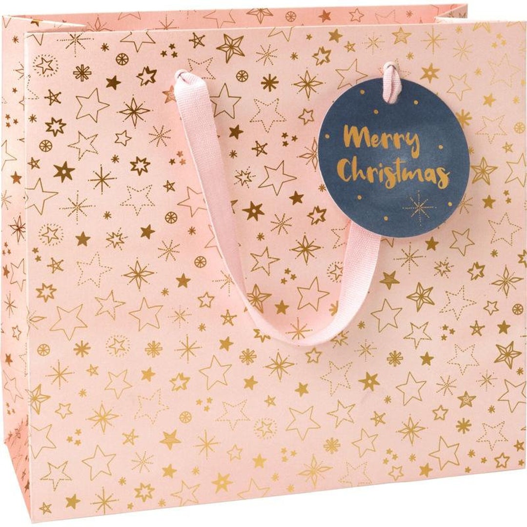 Luxury Christmas Gift Bag With Gift Tag - Etsy