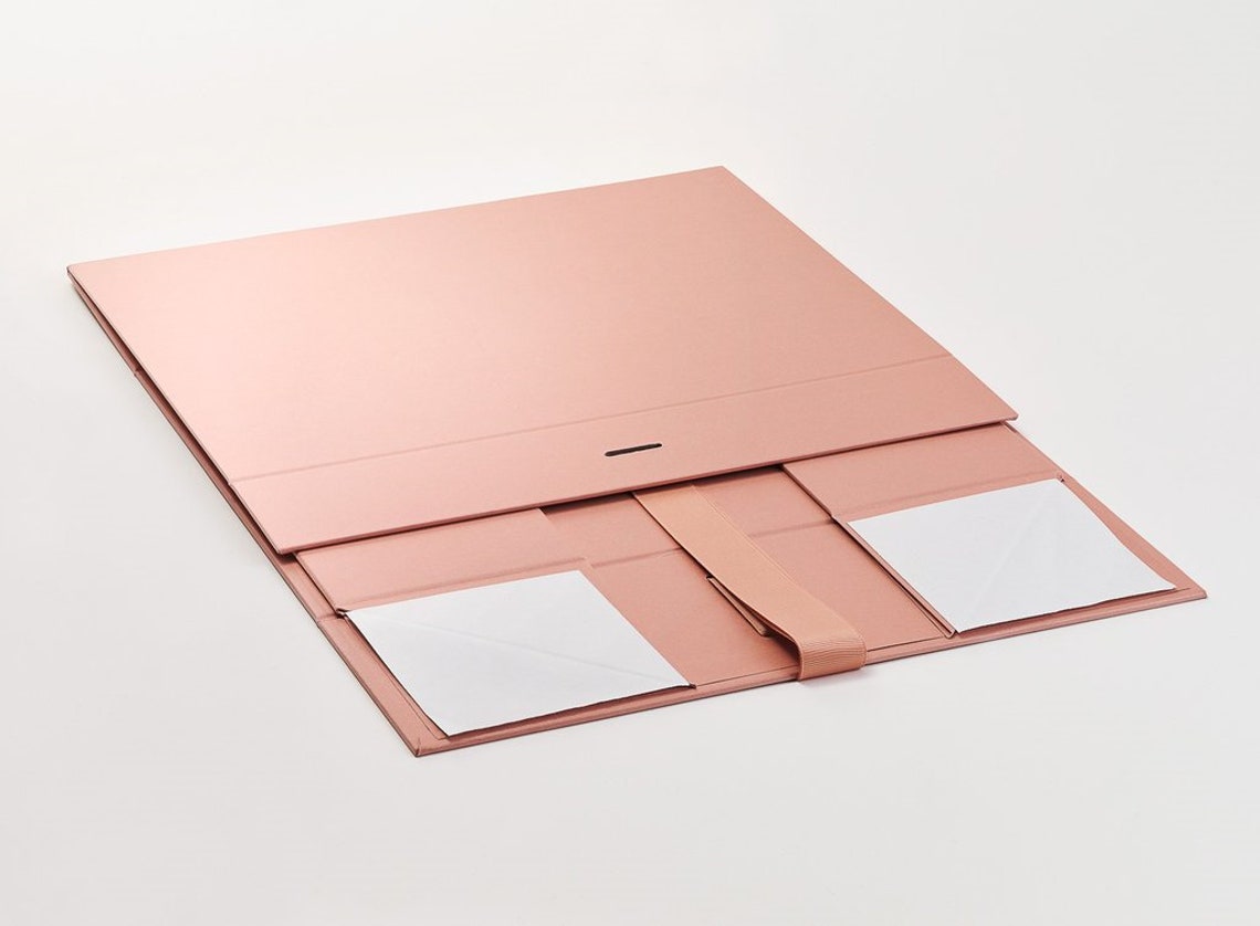 Luxury Rose Gold A4 Gift Box - Large Magnetic Gift Box - Perfect for ...