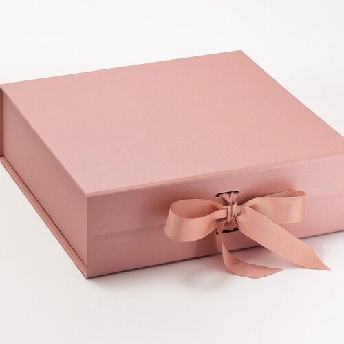 Luxury Large Rose Gold Square Hamper Box Magnetic Gift Box - Etsy