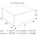 Luxury Extra Large White Square Gift Box - Magnetic Gift Box - Wedding ...