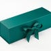Beautiful Forest Green Single Bottle Gift Box With Ribbon - Etsy