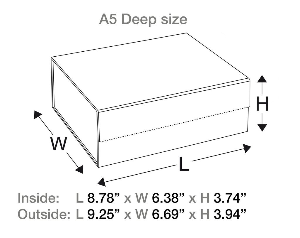 Luxury Black A5 Gift Box Magnetic Gift Box Perfect for - Etsy UK