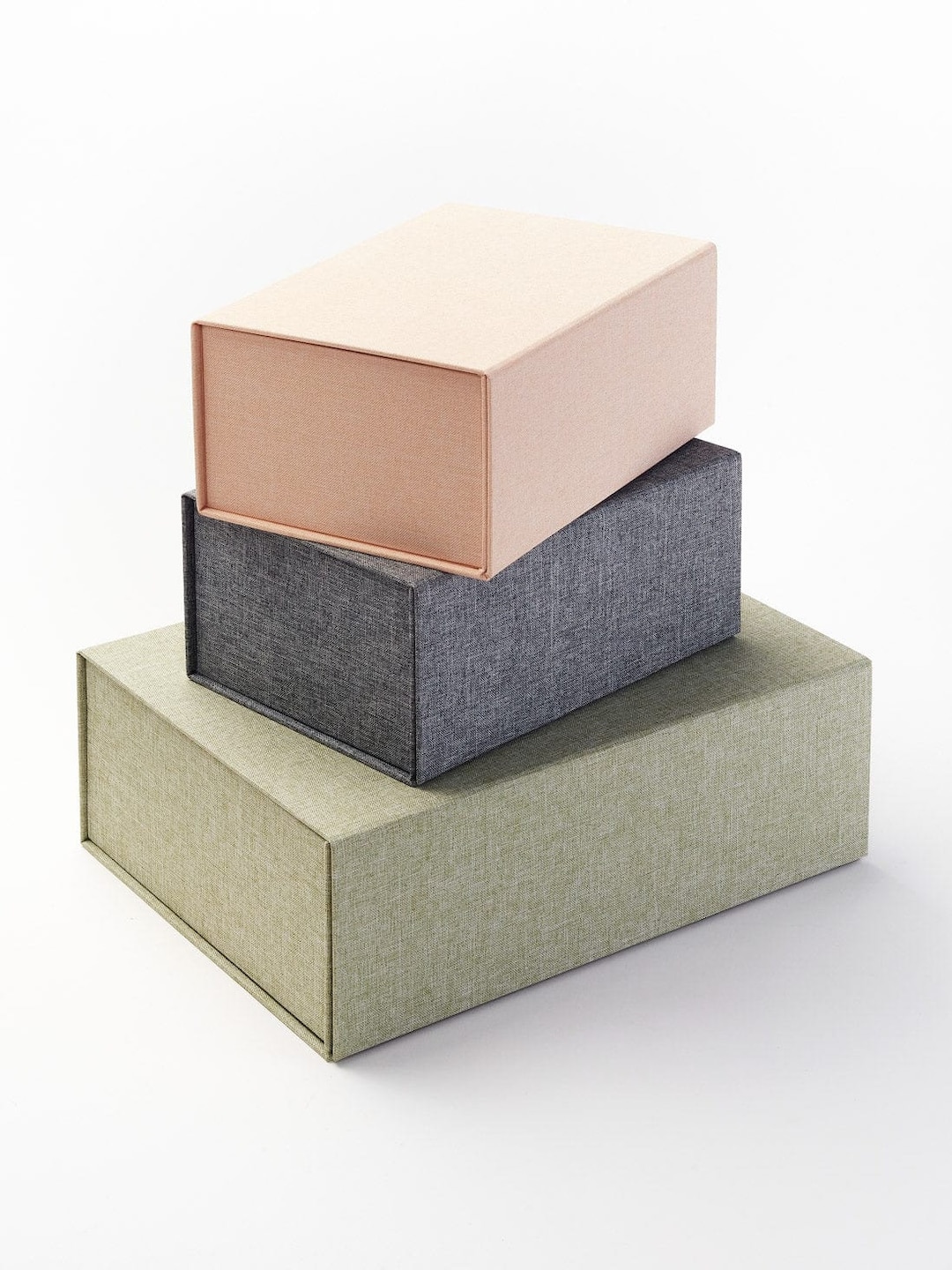 Unique Linen Covered A5 Gift Box Available in 3 Colours Perfect for All ...
