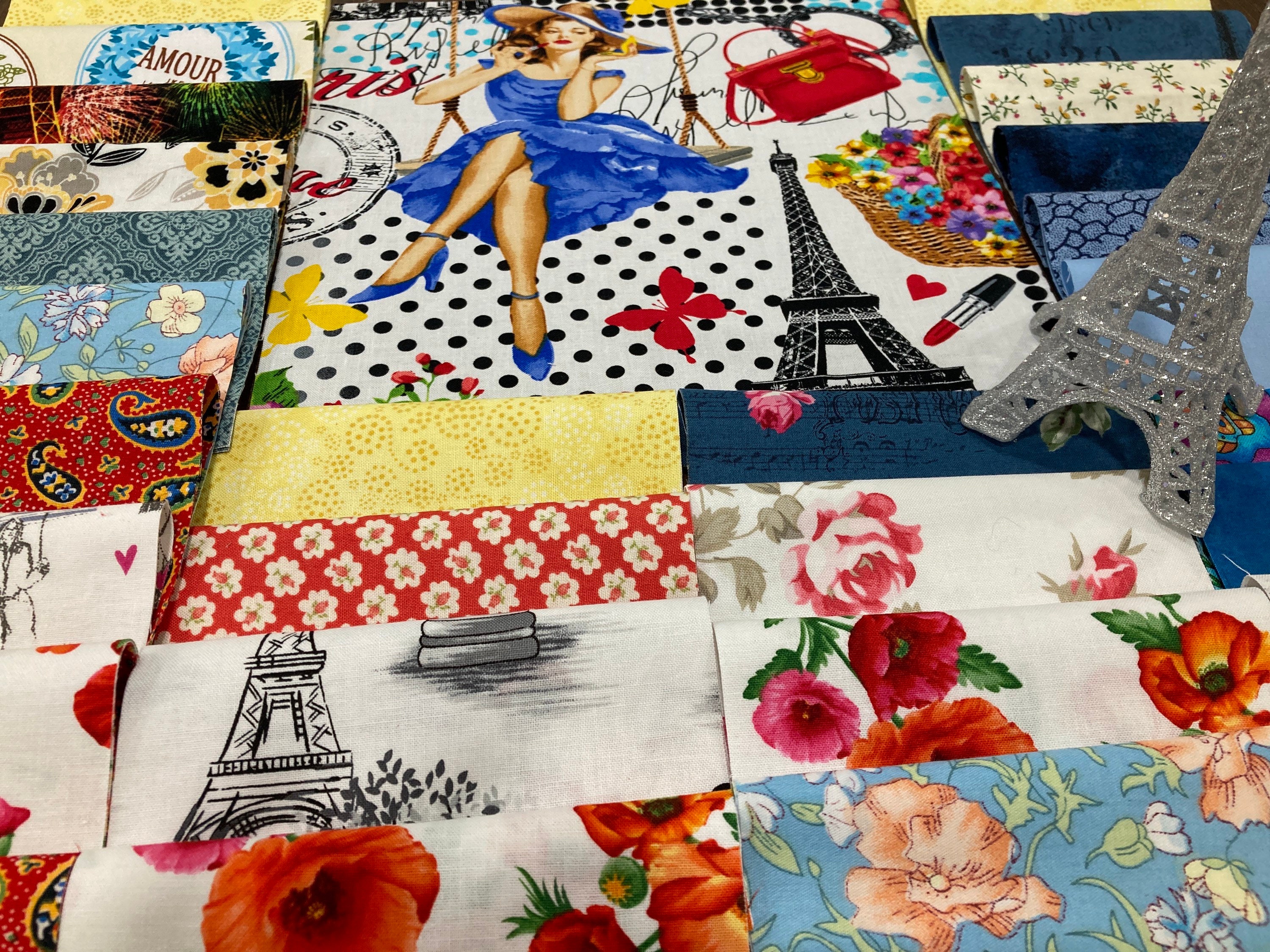 Girl in Love in Paris ~ Pre-cut Quilt Kit - Etsy