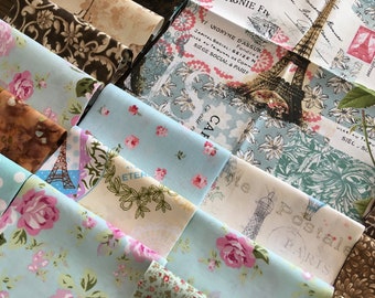 Girl in Love in Paris Pre-cut Quilt Kit | Etsy