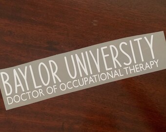 Occupational Therapy Car Decal Sticker - Etsy