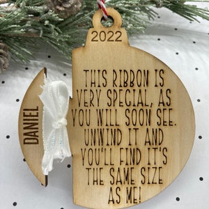 Kids Keepsake Christmas Ornament, Kids Height Ornament, Kids Christmas ...