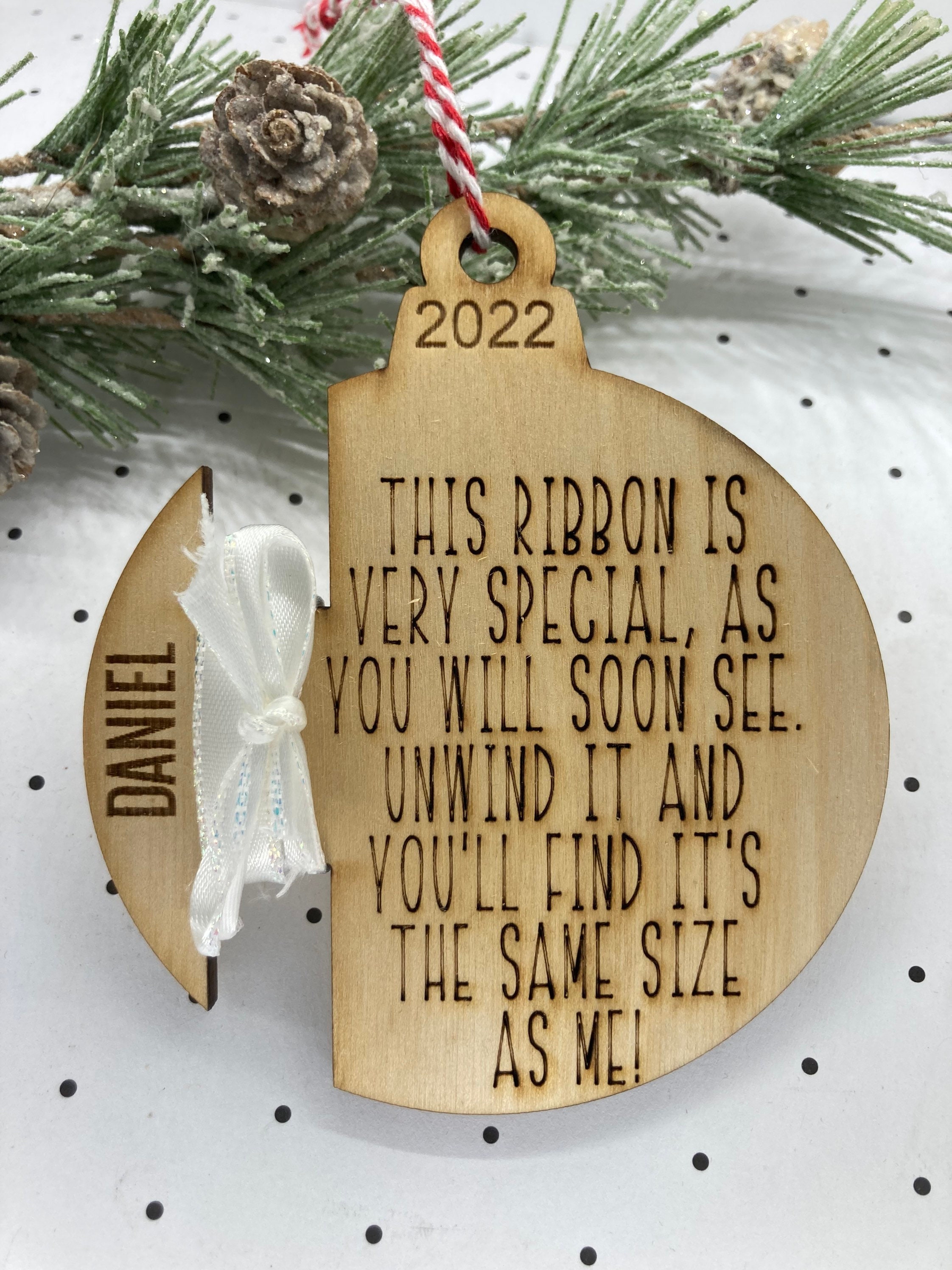 Kids Keepsake Christmas Ornament, Kids Height Ornament, Kids Christmas ...