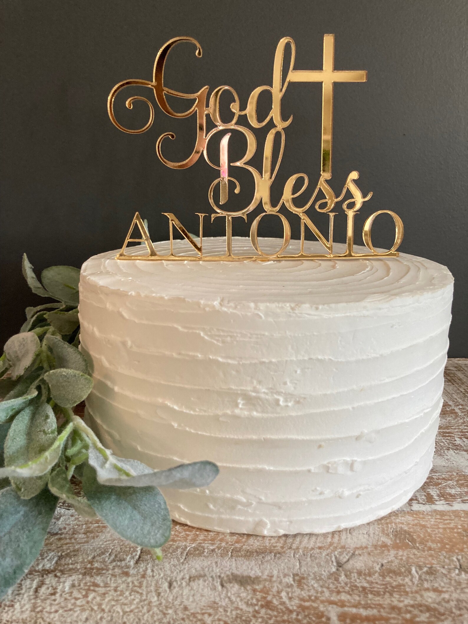 First Communion Cake Topper, Dedication Cake Topper, Custom Acrylic ...