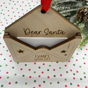 Letters to Santa, Christmas Ornament for Kids, Kids Keepsake Ornament ...