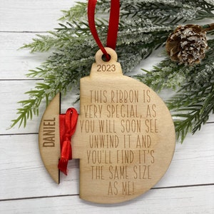 Kids Keepsake Christmas Ornament, Kids Height Ornament, Kids Christmas ...