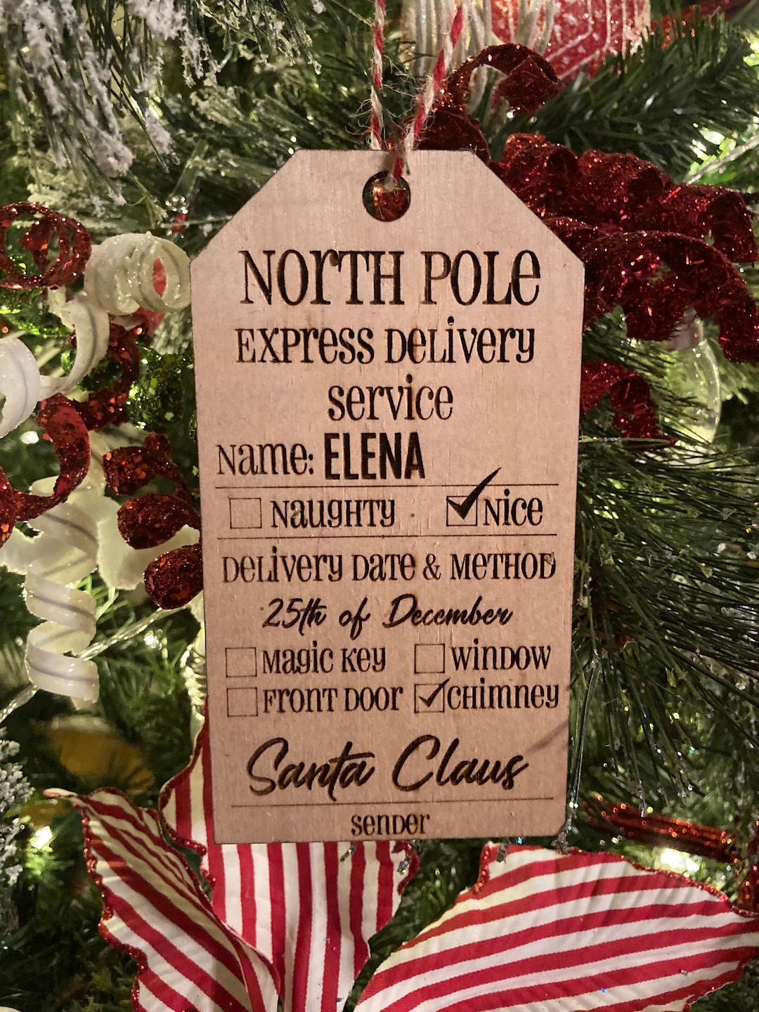 North Pole Tags, Gift From Santa, Christmas Tradition, Traditions for ...