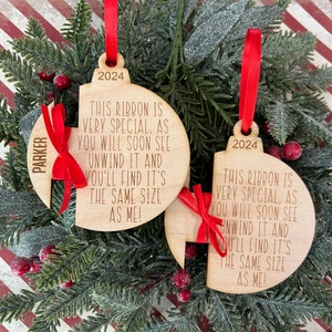 Kids Keepsake Christmas Ornament, Kids Height Ornament, Kids Christmas ...