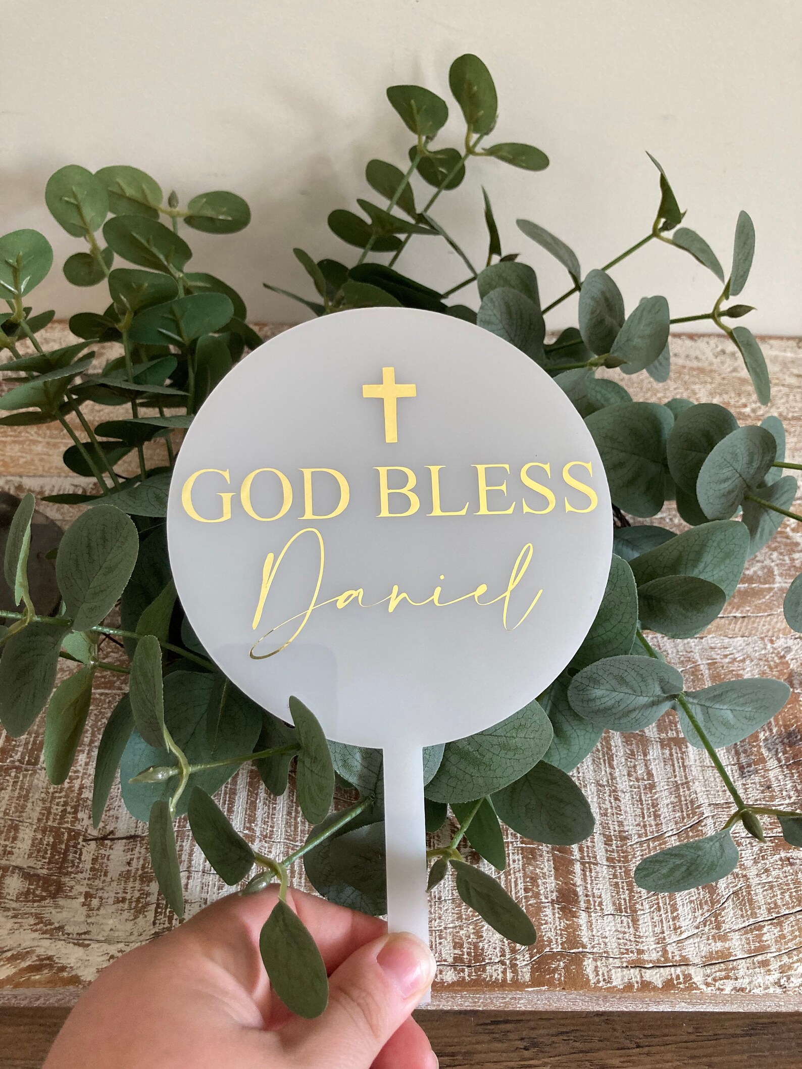 First Communion Cake Topper Dedication Cake Topper Custom - Etsy