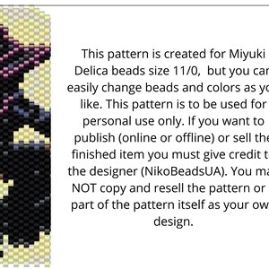 Witch on a Broom Brick Stitch Pattern for Beaded Earrings, Keychain or ...
