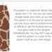 Giraffe Brick Stitch Pattern for Fringe Beaded Earrings, Animal Pattern ...