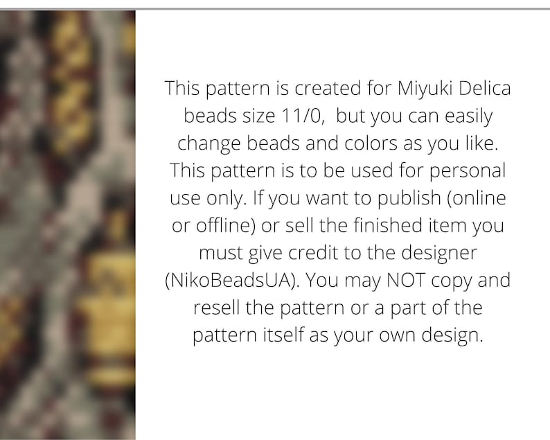 Snake Print Loom Pattern for Beaded Bracelet Animal Pattern | Etsy