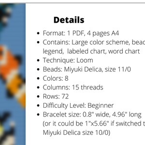 Fish Loom Pattern for Beaded Bracelet, Summer Pattern, DIY Beaded ...