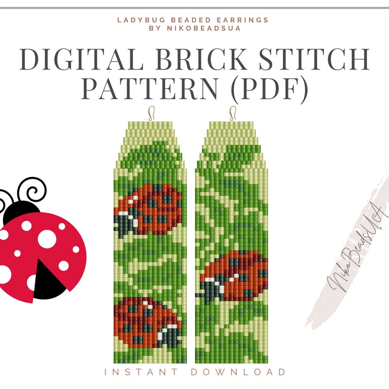 Ladybug Bead Pattern - Etsy