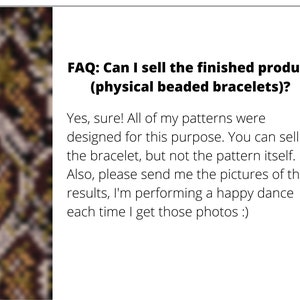 Snake Print Loom Pattern for Beaded Bracelet, Animal Pattern, DIY ...