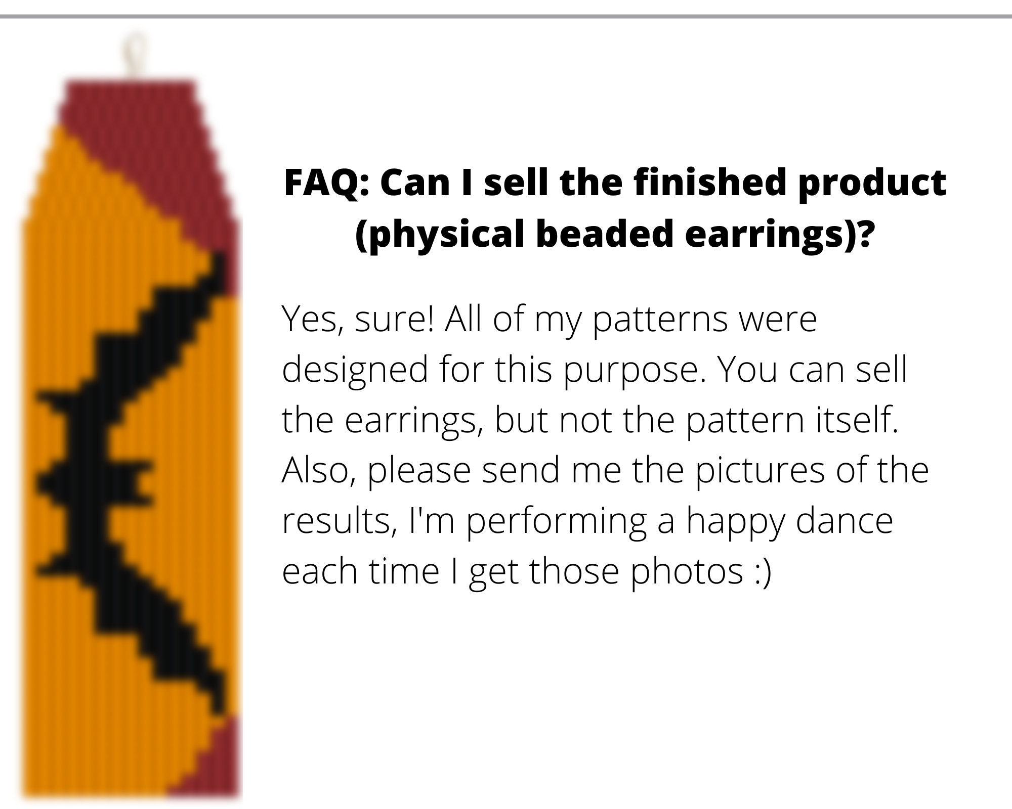 Bat Brick Stitch Pattern for Fringe Beaded Earrings, Halloween Pattern ...