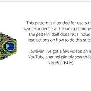 Peacock Fringe Loom Pattern for Beaded Necklace, Feather Pattern, DIY ...