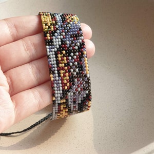 Snake Print Loom Pattern for Beaded Bracelet, Animal Pattern, DIY ...