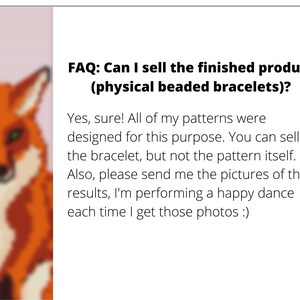 Fox Even Peyote and Loom Patterns for Beaded Bracelet, Animal Pattern ...
