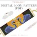 Swan Loom Pattern for Beaded Bracelet, Animal Pattern, DIY Beaded ...