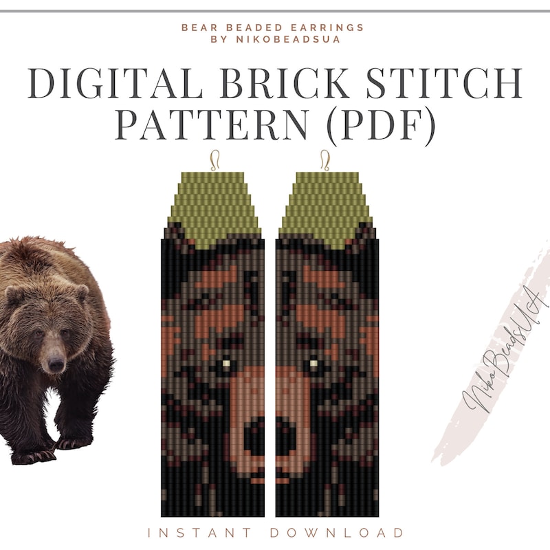 Bear Paw Beading Patterns - Etsy
