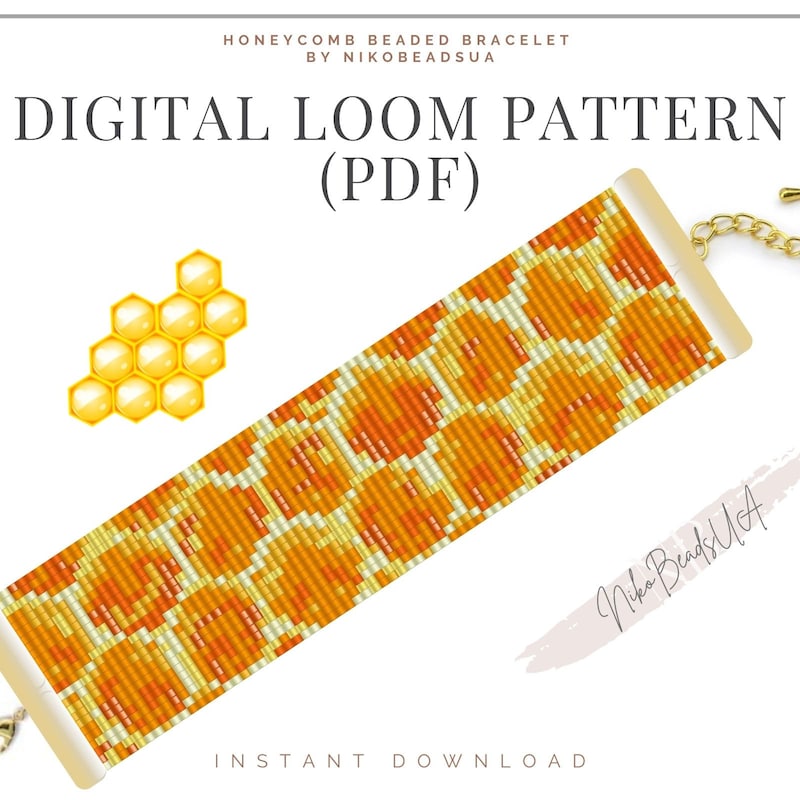 Honeycomb Beads - Etsy