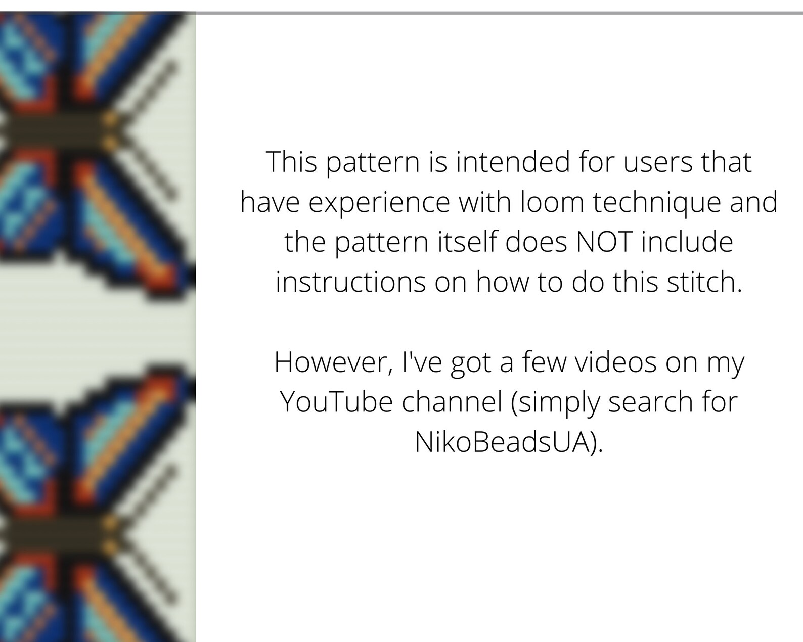 Butterfly Loom Pattern for Beaded Bracelet Butterflies - Etsy