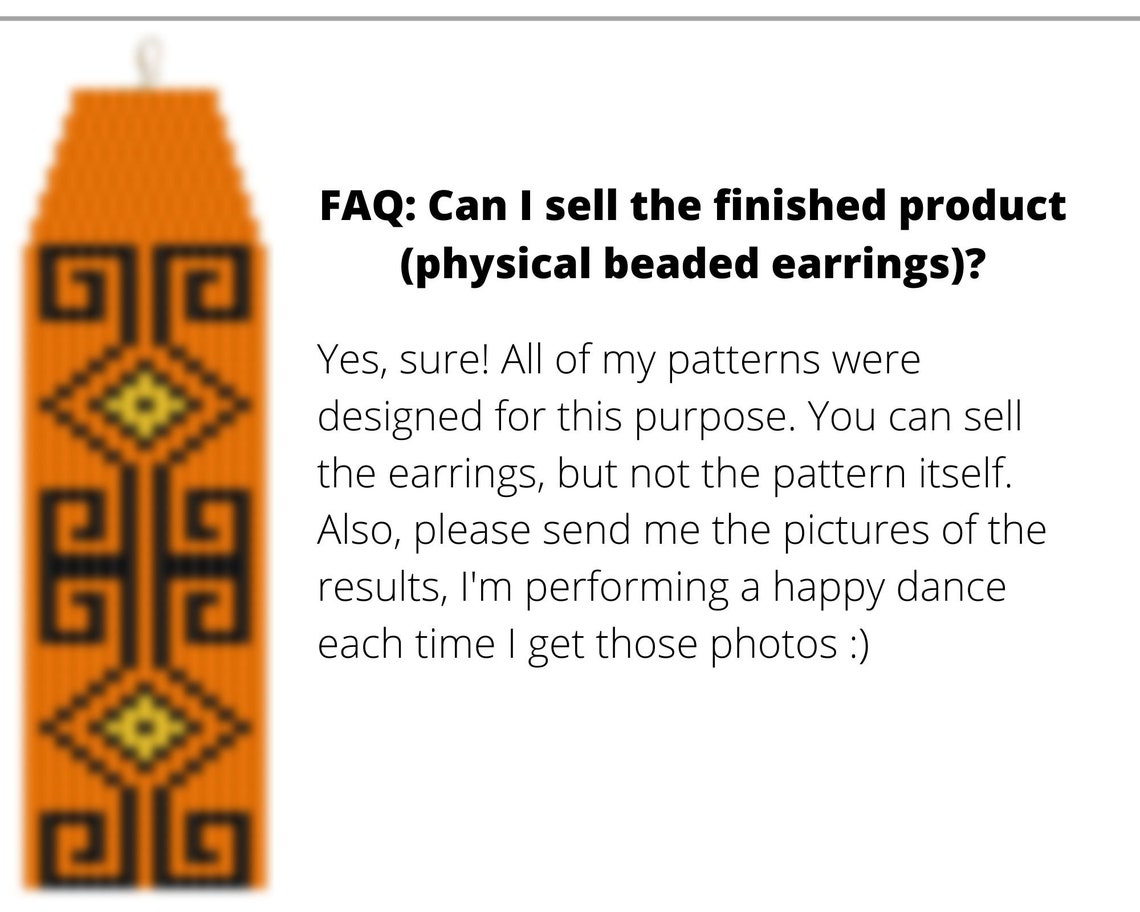 Greek Ornament Brick Stitch Pattern for Fringe Beaded - Etsy