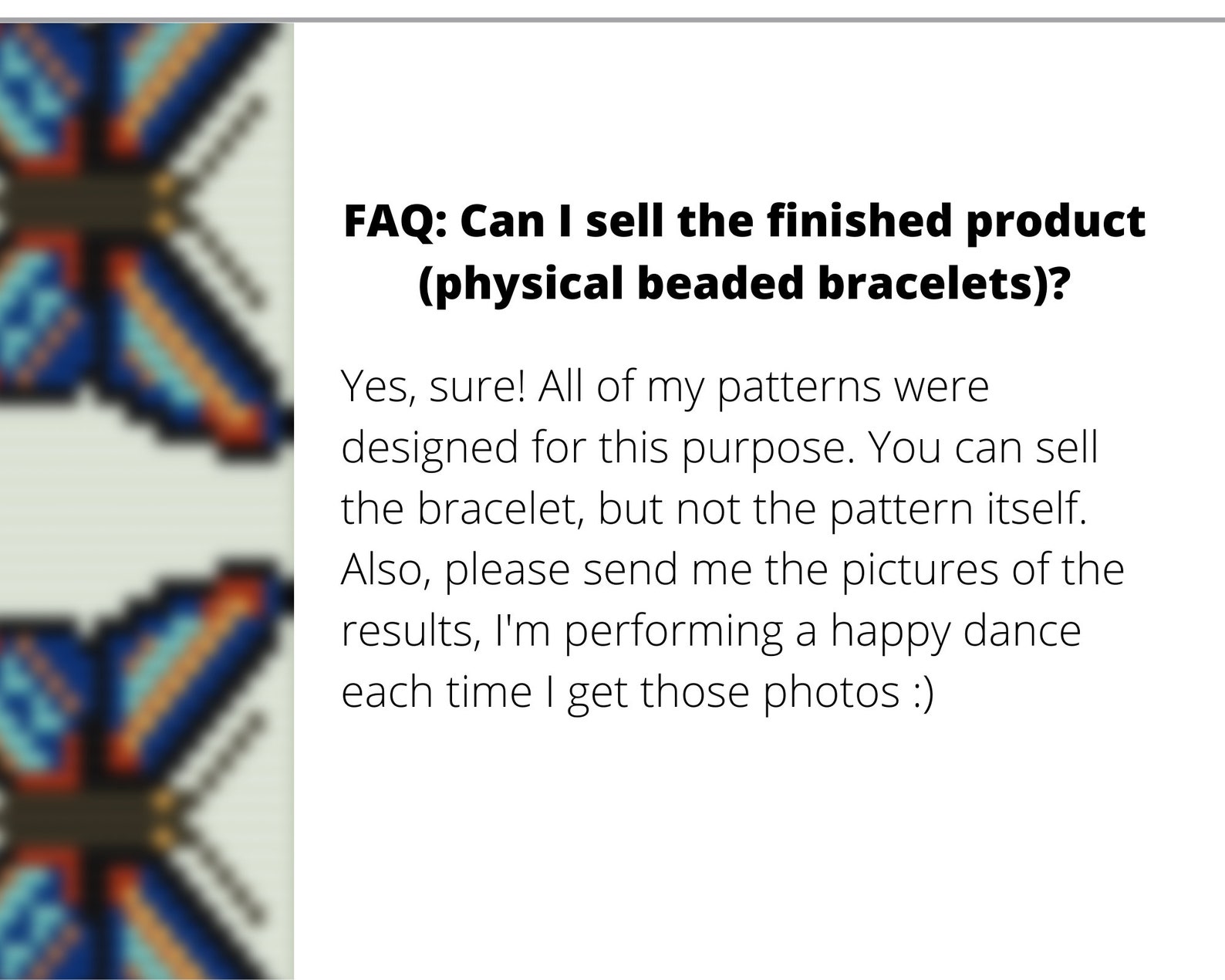 Butterfly Loom Pattern for Beaded Bracelet Butterflies - Etsy