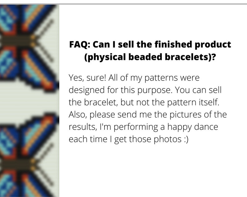 Butterfly Loom Pattern for Beaded Bracelet Butterflies - Etsy