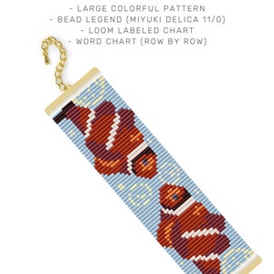 Tropical Fish Loom Pattern for Beaded Bracelet, Summer Pattern, DIY ...