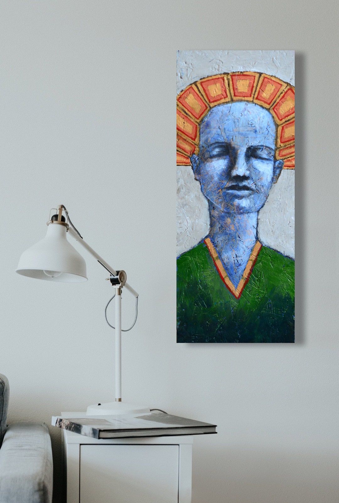 The Indigo Lady - Contemporary Fantasy Portrait of a Lady - Original ...