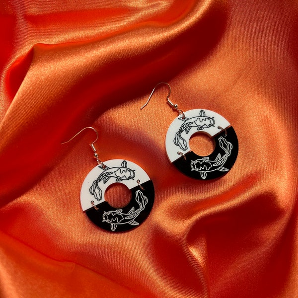 Koi Earrings - Etsy