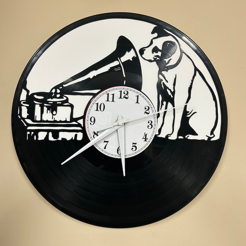 Vinyl Clock - Etsy