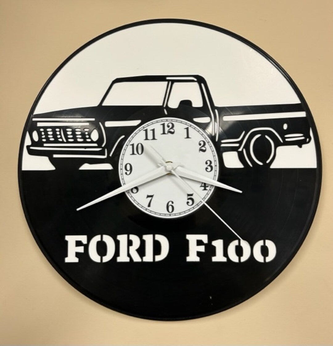 Vinyl Record Album Wall Clock - FORD F100 Truck - Etsy