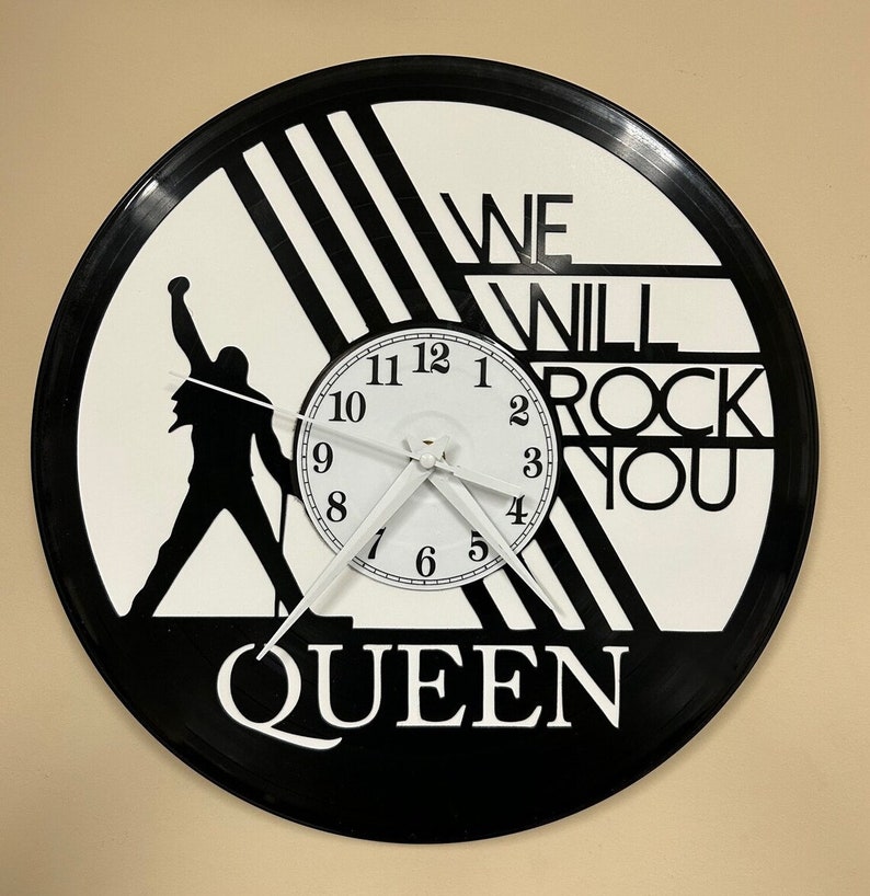 Vinyl Record Album Wall Clock - QUEEN / FREDDIE MERCURY - Etsy