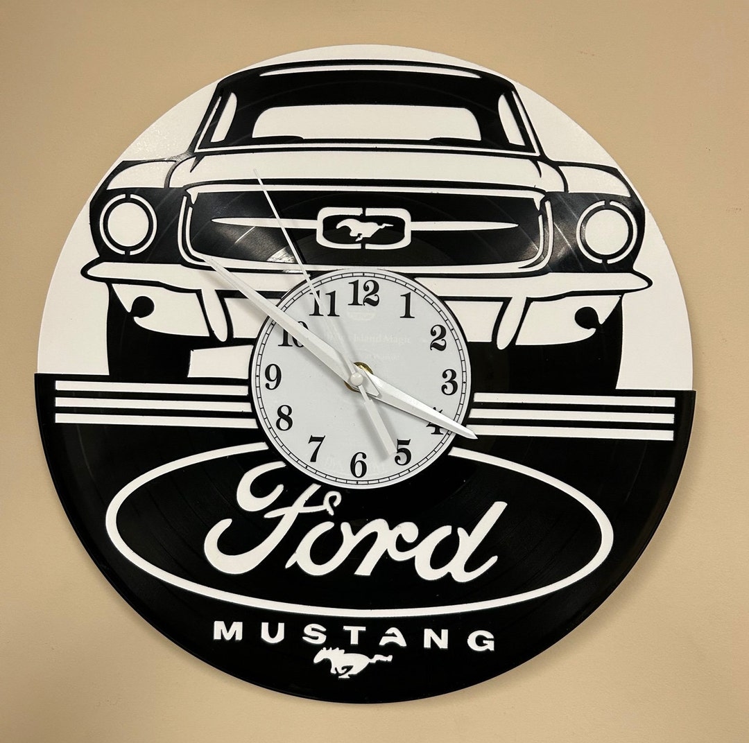 Vinyl Record Album Wall Clock - FORD MUSTANG - Etsy